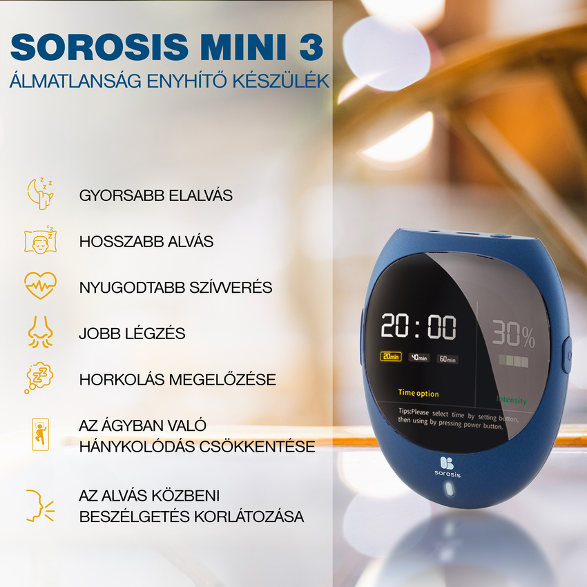 Sorosis Mini 3 álmatlanság enyhítő készülék | Unizdrav